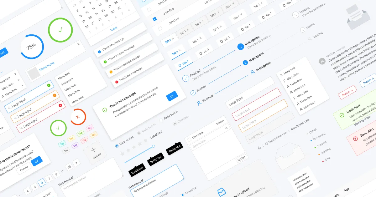 Ant Design System for Figma - UI Kit